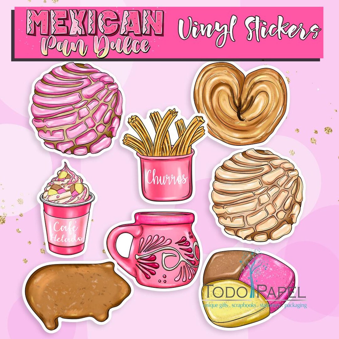 Sweet Sticker Fiesta Mexican Pan Dulce Vinyl Decals. Weatherproof ...
