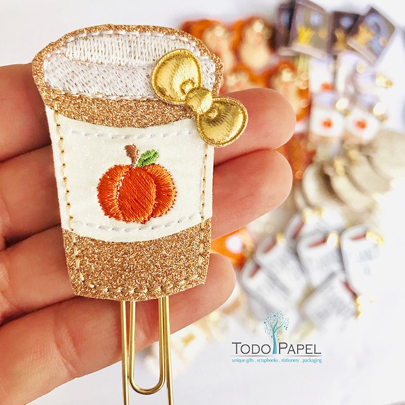 FELTIE Fall Planner Paper Clips, Thanksgiving Felt & Vinyl Bookmarks ...