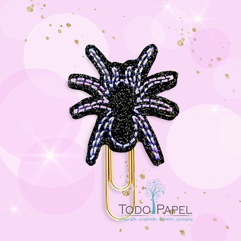 FELTIE Halloween Paper Clip: Embroidered Felt Planner Clips, Magnets ...