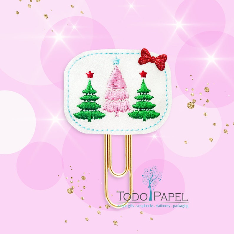 FELTIE Christmas Babies Felt Planner Clips: Embroidered Holiday Magnets ...