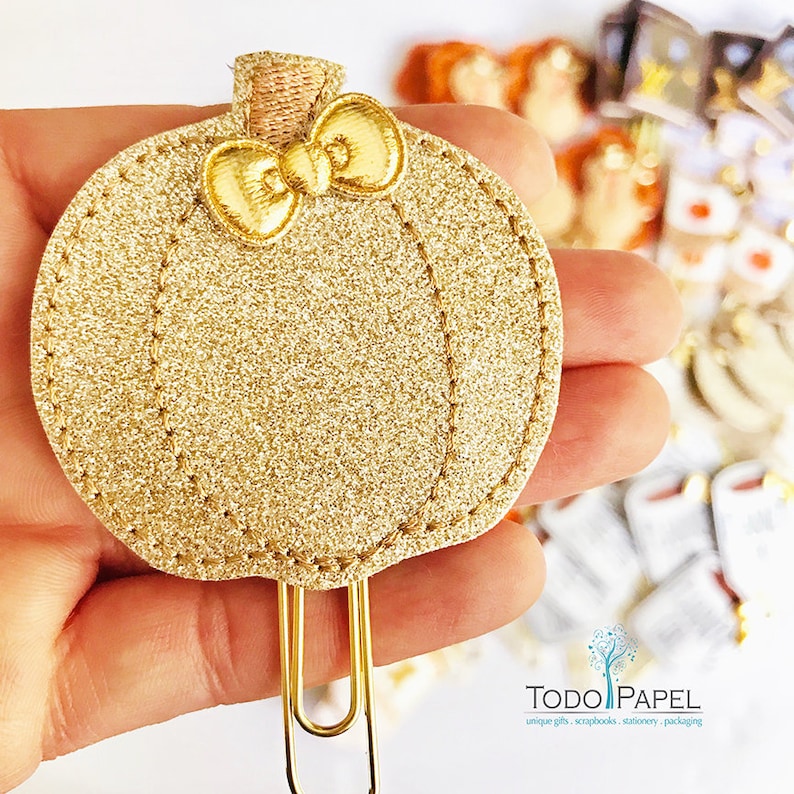 FELTIE Fall Planner Paper Clips, Thanksgiving Felt & Vinyl Bookmarks ...