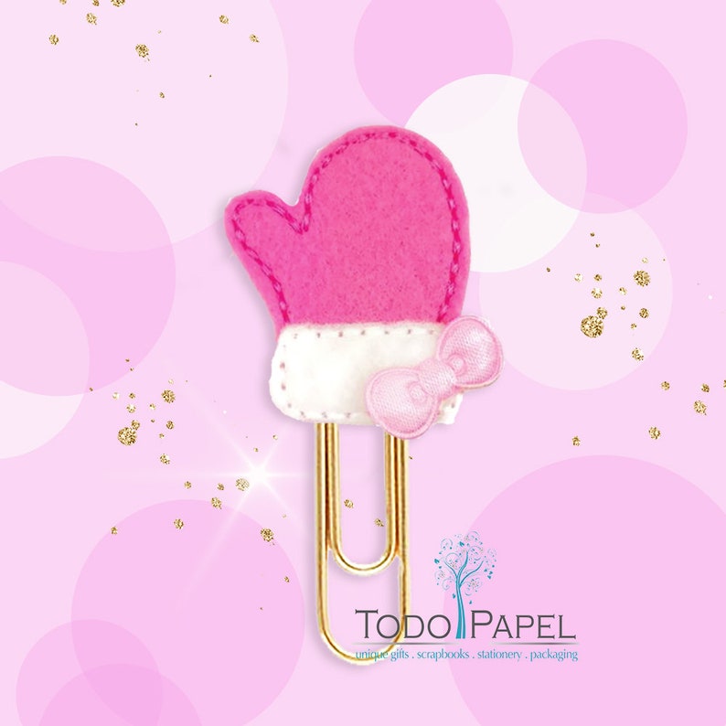 FELTIE Winter Planner Paper Clip Set: Handmade Felt Holiday Designs - Etsy