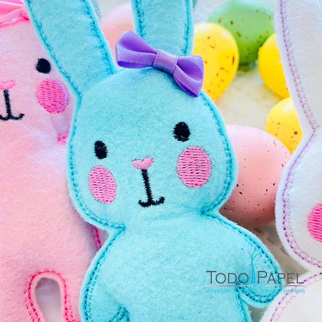 Bunny Mini Plushies Perfect for Easter Gifts. Adorable Mini Easter ...