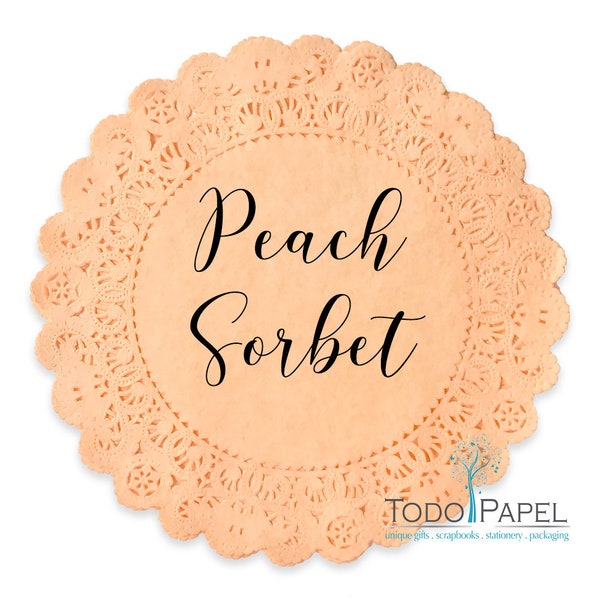 Peach Paper Plates - Etsy