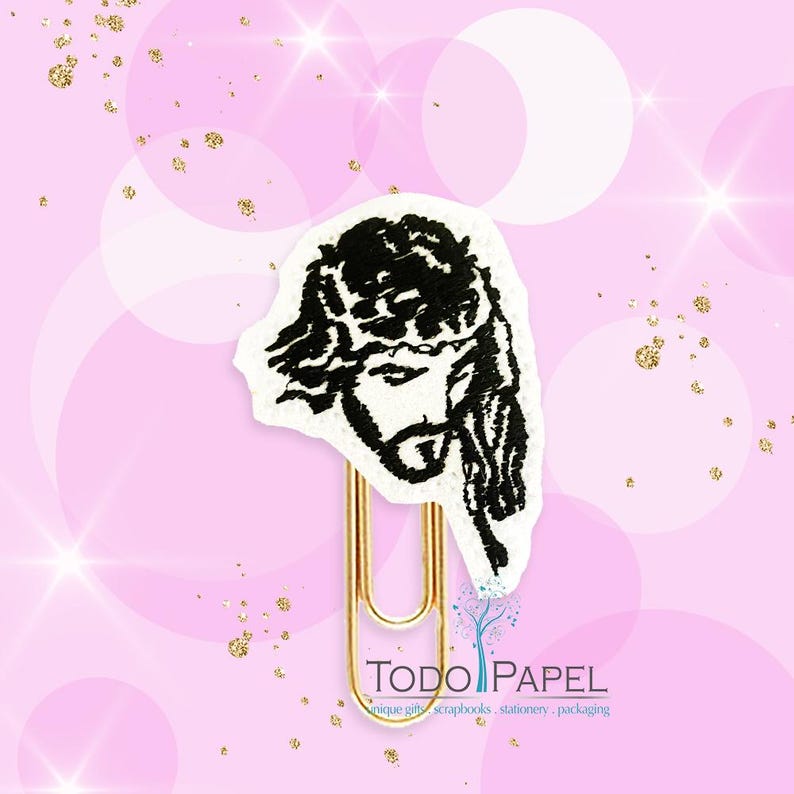 FELTIE Embroidered Planner Clip: Easter Spring Bookmarks, Jesus, God's ...