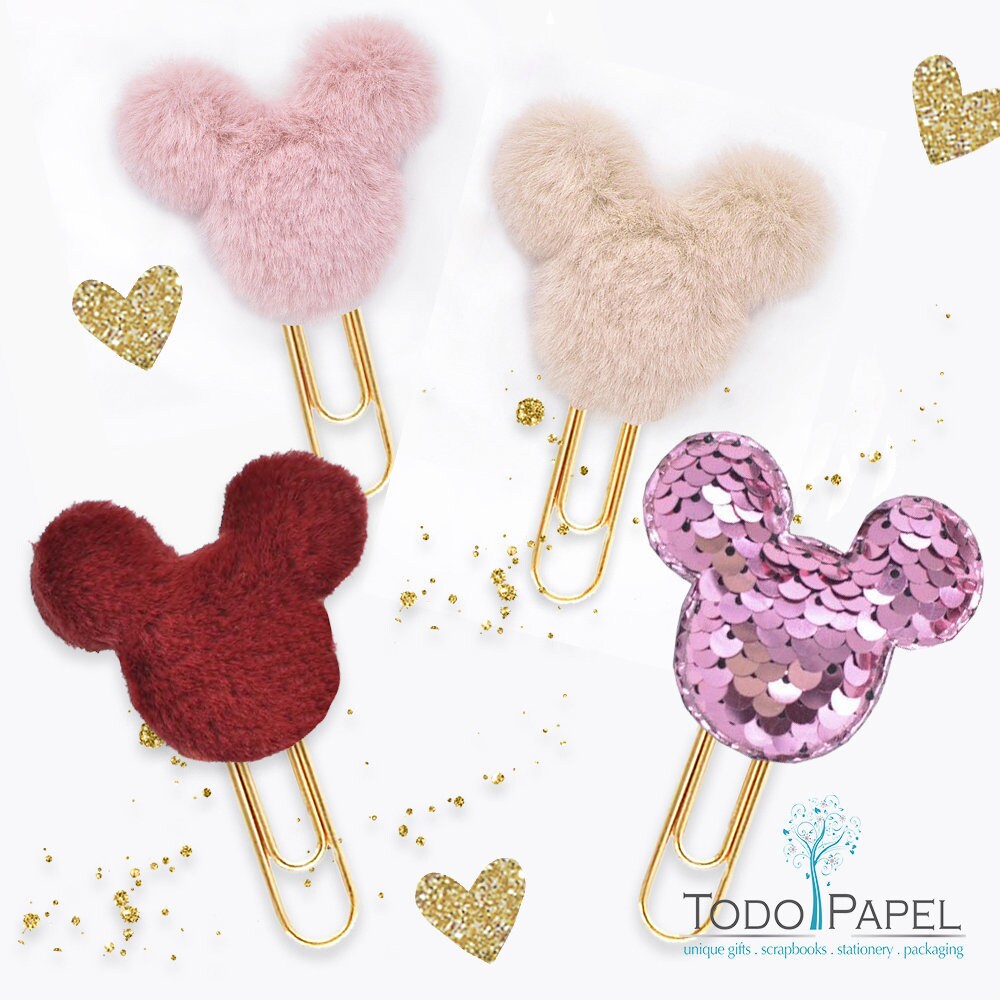 Mouse Girl Planner Clip Paperclip Paper & Party Supplies Paper etna.com.pe