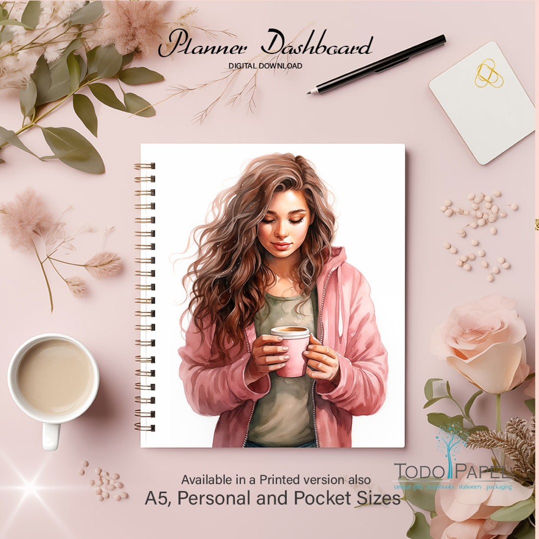 Girly Digital Planner Dashboard for Download. Commercial License ...