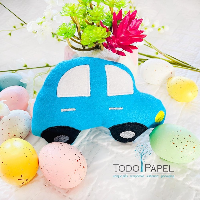 Mini Plushies: Blue Beetle Car, Kawaii Heart, Fluffy Cloud - Etsy