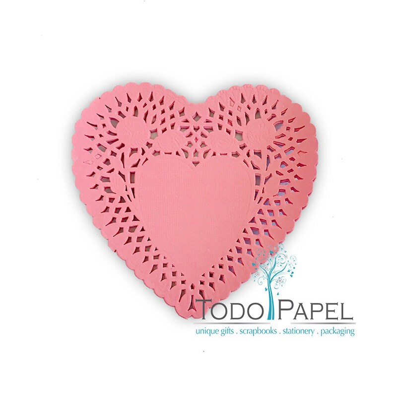 Heart Doilies - Etsy