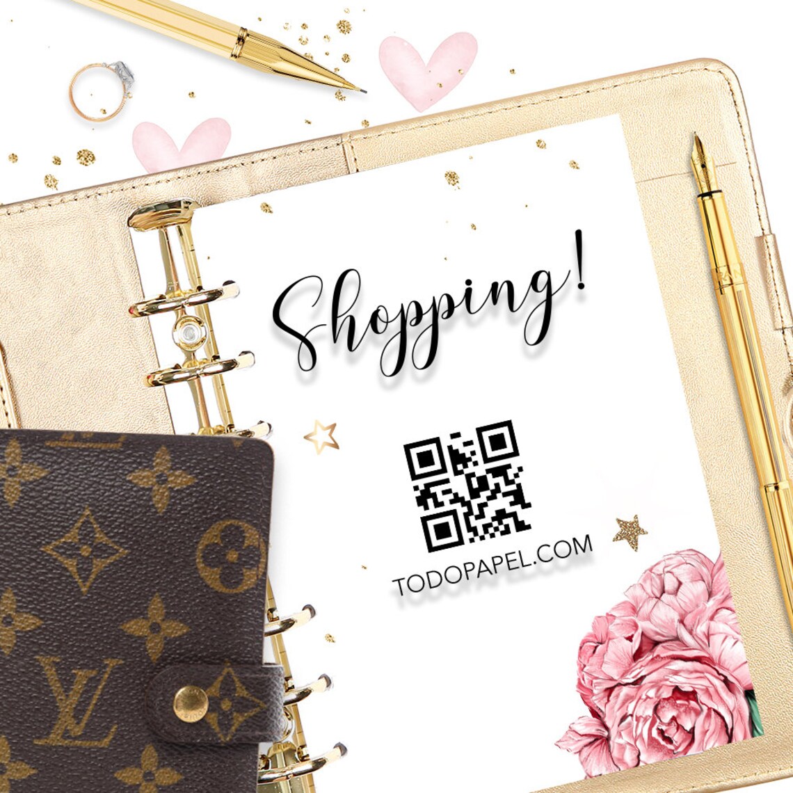 Girly Planner Dashboard. My Favorite Things Laminated 6 Hole - Etsy