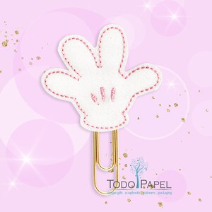 Girly Pink Mouse Planner Paper Clips, Magnets or Brooch. 6 Cute Designs ...