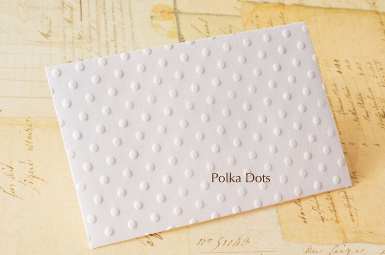 25 Small White Embossed Envelopes Mini Coin Envelopes. Choose - Etsy