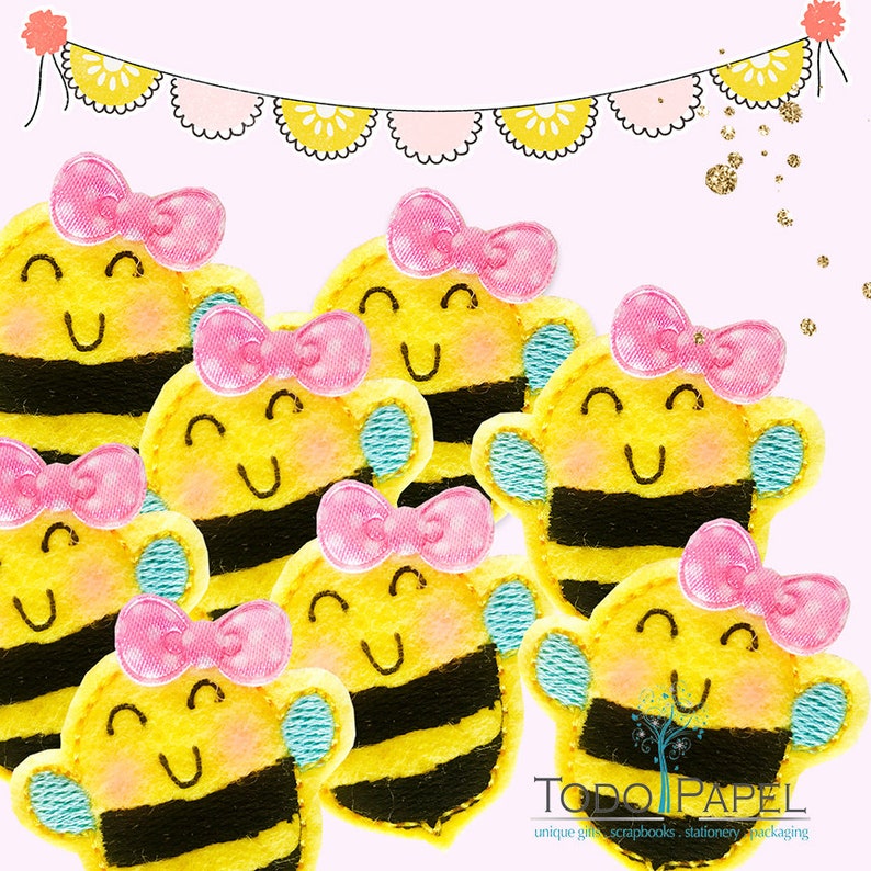 Baby Bee Felties Adorable Spring Felt Embellishments for - Etsy
