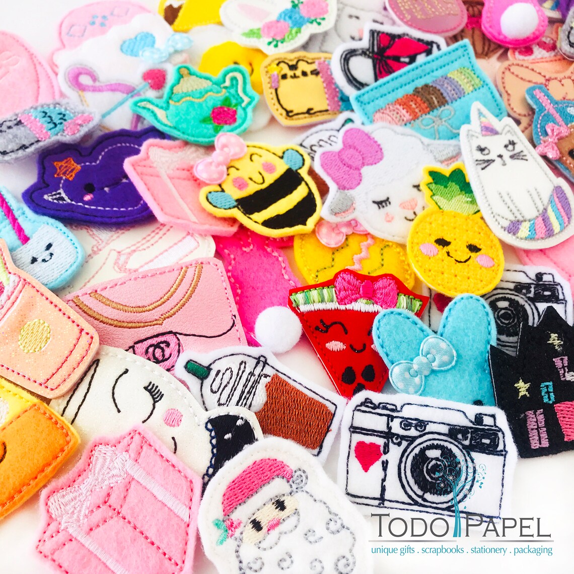 20 Fun Mixed FELTIES Destash SALE. Feltie Designs Lot of Felt - Etsy