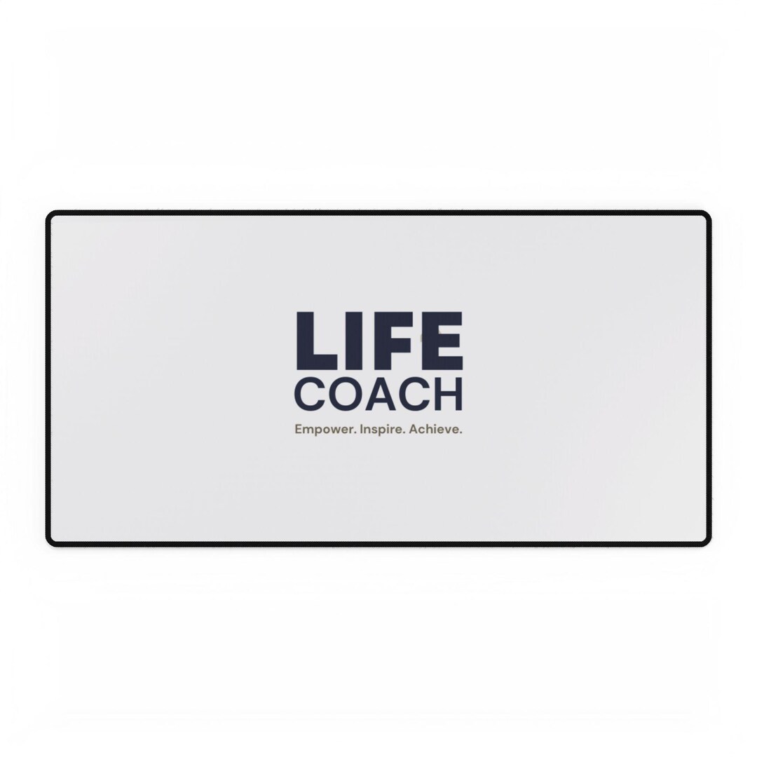 Life Coach Desk Mat | Empowering Office Decor| Coach Gift - Etsy