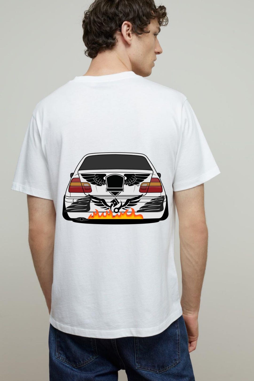 Turbo Boy Drift Car | Retro JDM Racing Illustration | - Etsy