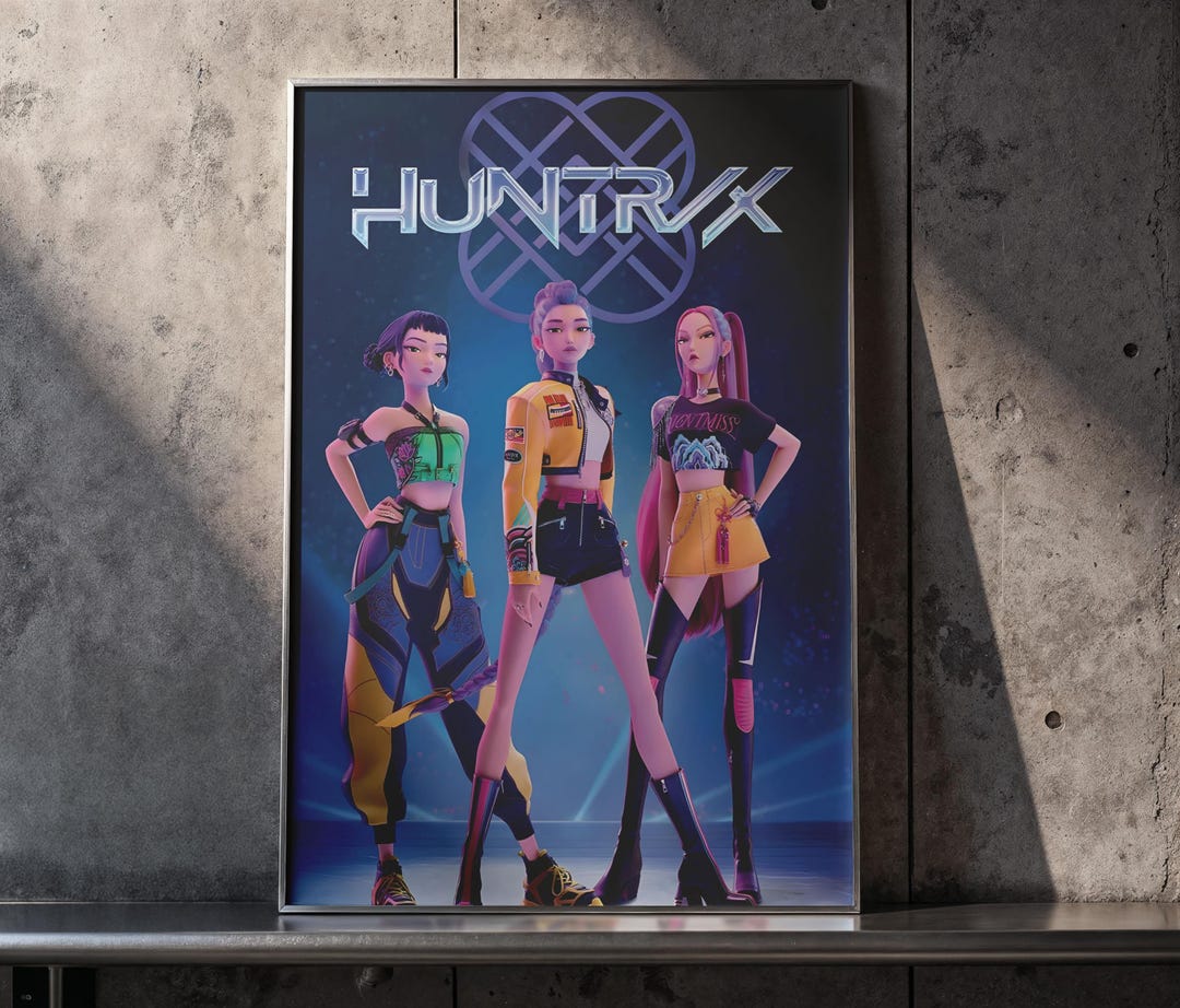 Demon Hunters Poster | K-pop Demon Huntrix Poster | Films Poster | Home ...