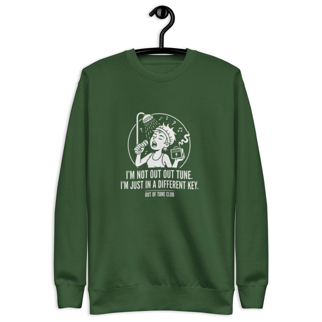 Unique Sweatshirt for Musicians, by Musicians - Outoftuneclub - Etsy