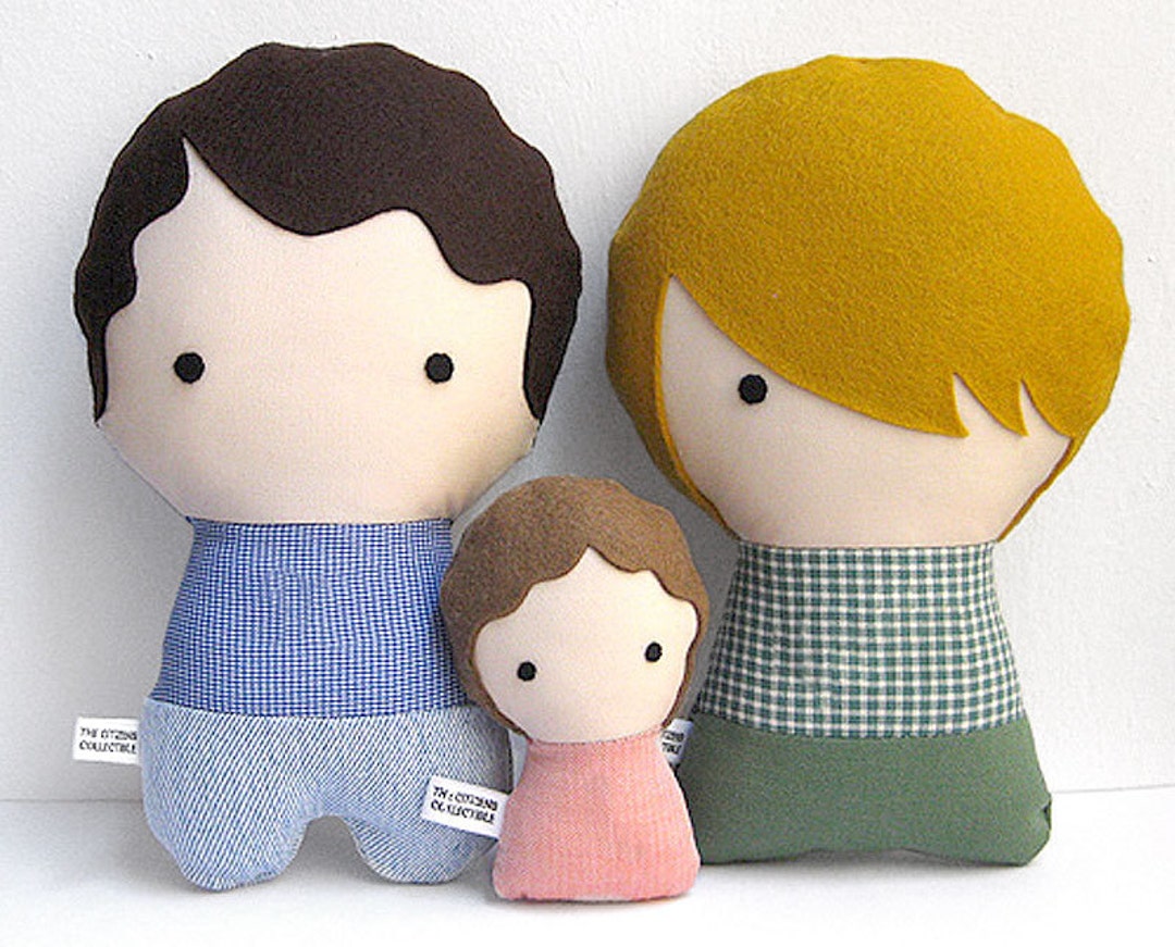 Personalised Rag Dolls, Personalized Family, Portrait Art Dolls ...