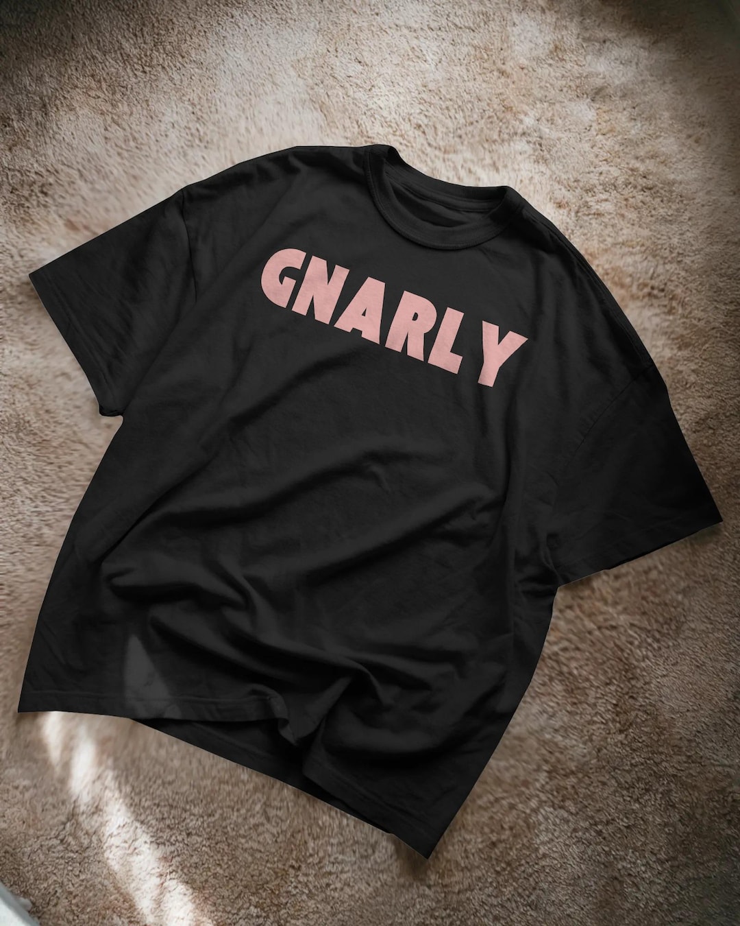Gnarly Garment-dyed Tee - Slang, Social Media Culture, Gift, Gen Z, Gen ...