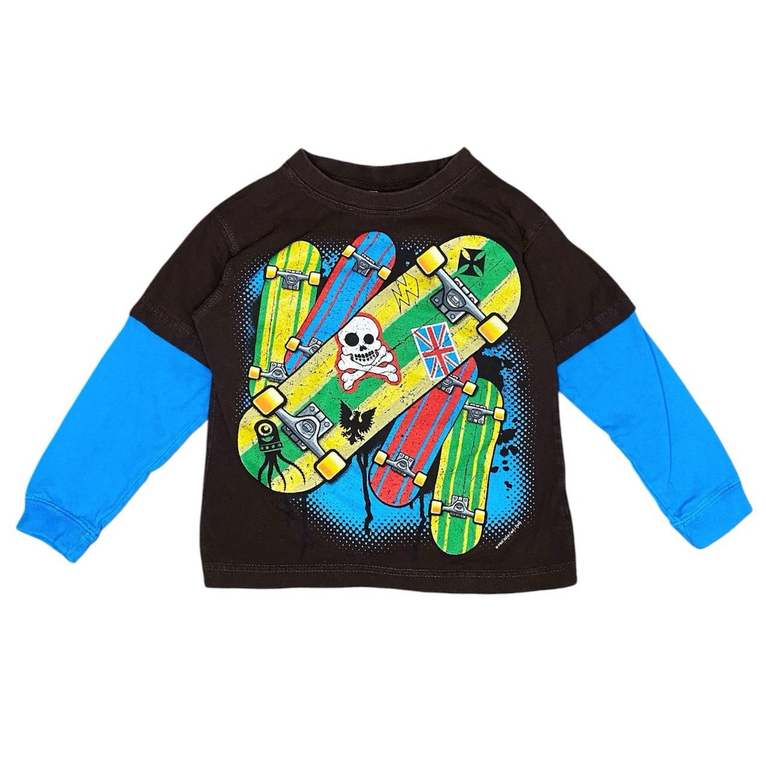 Vintage 90s 00s Rudeboyz Skater Alt Layered Tshirt Sz - Etsy