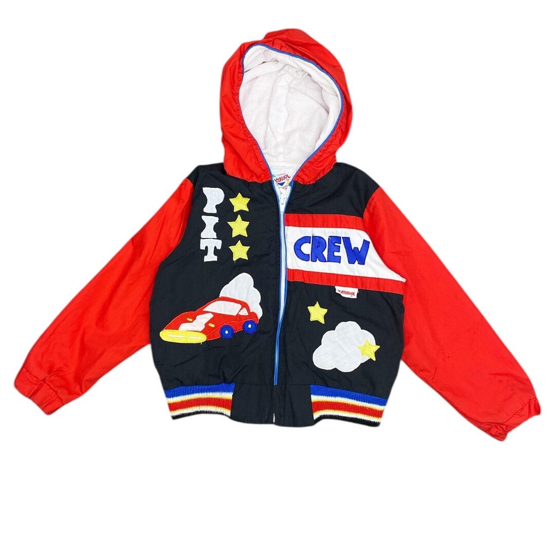 Vintage 1990s 90s Pit Crew Playskool Race Car Jacket - Sz 4T - Etsy