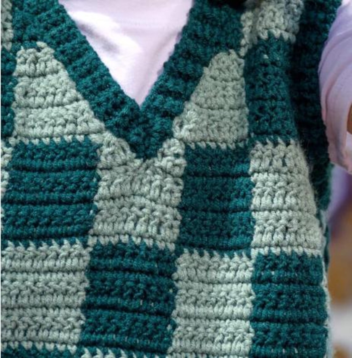 Crochet Child Vest Pattern, Easy Modern Pullover (PDF Pattern) - Etsy