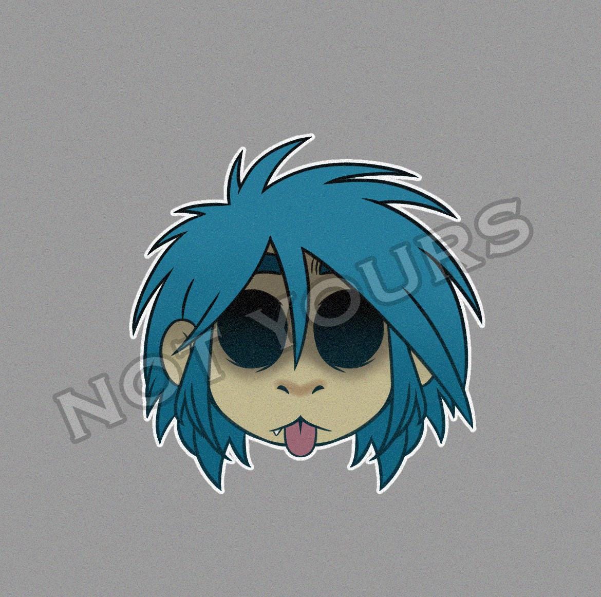 Gorillaz Stickers (phase 1) - Etsy