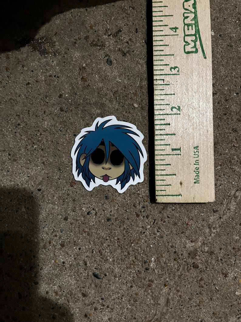 Gorillaz Stickers (phase 1) - Etsy