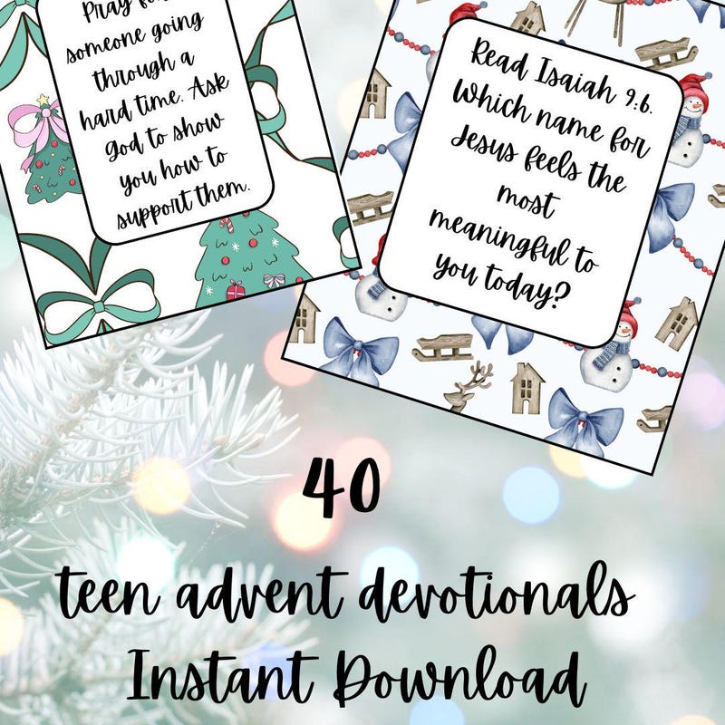 Devotional Christmas Cards - Etsy