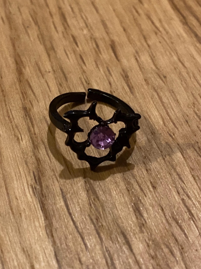 9pc Vintage Ring Set – Adjustable Goth/punk Aesthetic Jewellery - Etsy