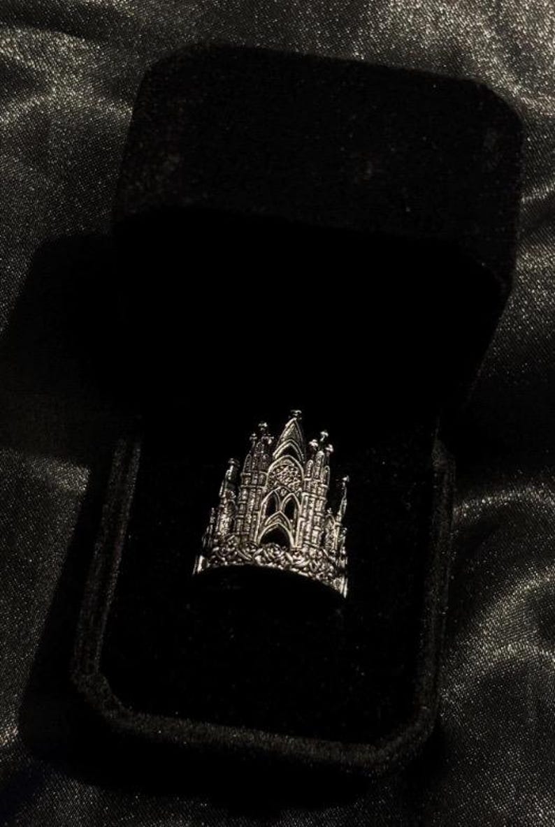 Gothic Cathedral Ring | Gothic Jewellery | Gothic Alternative | Goth ...
