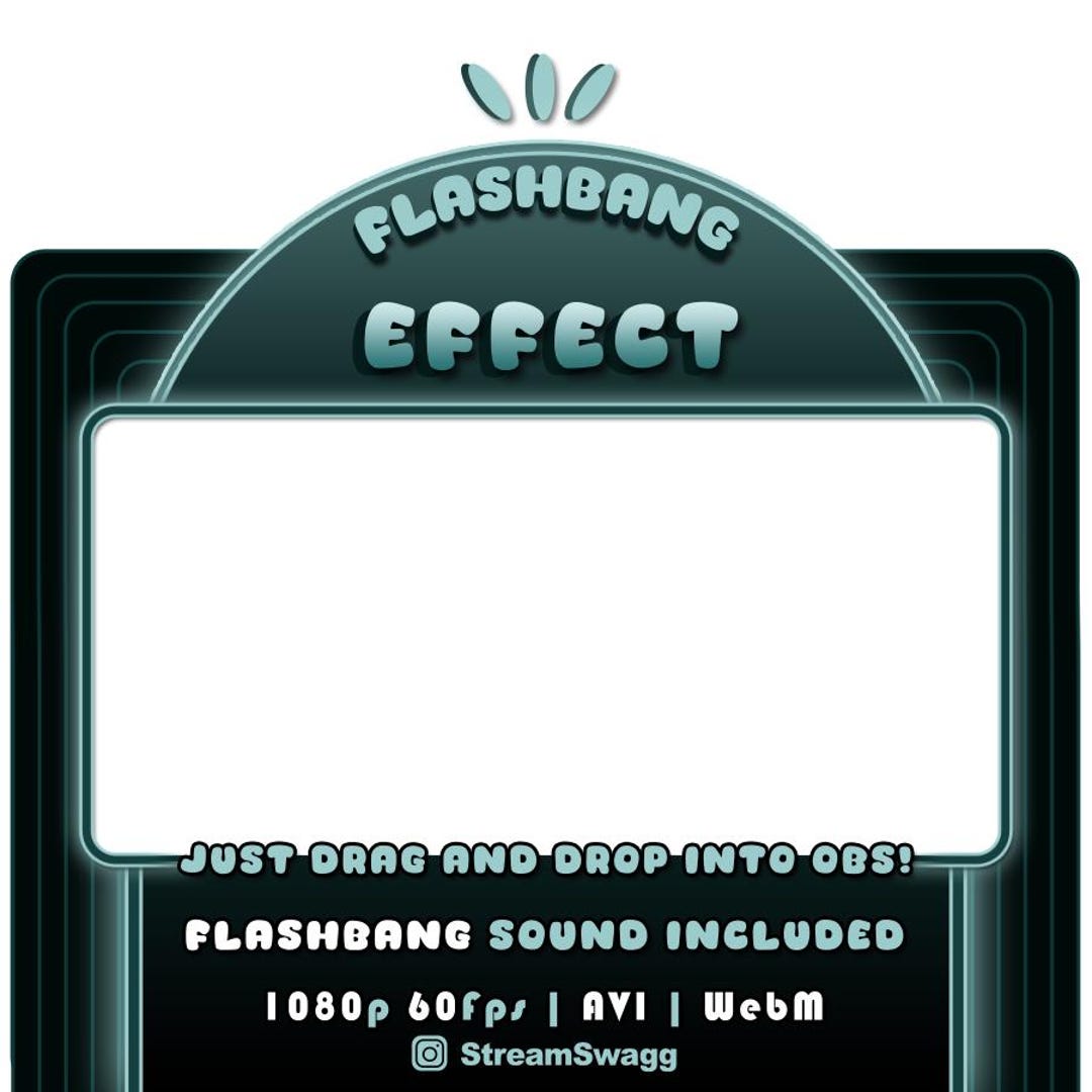 Flashbang Effect - With Sound | Avi/webm (twitch, Kick, Youtube) Stream ...