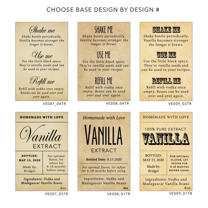 2x3 Inch Personalized Homemade Item Labels Change Wording - Etsy