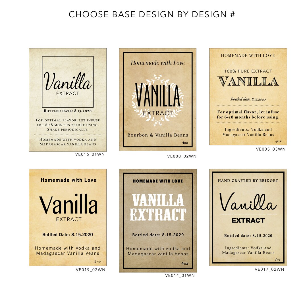 3x4 Inch Rectangle Personalized Homemade Item Labels Change Wording ...