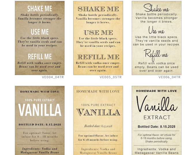 2x3 Inch Personalized Homemade Item Labels - Change Wording, Colors ...