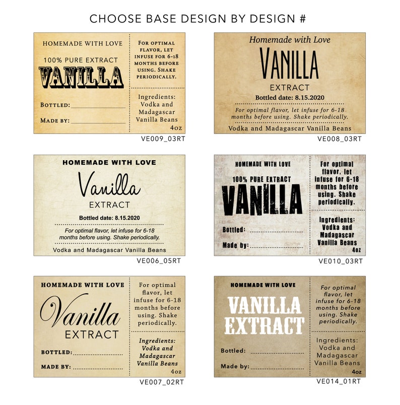 2x3 Inch Personalized Homemade Item Labels Change Wording - Etsy