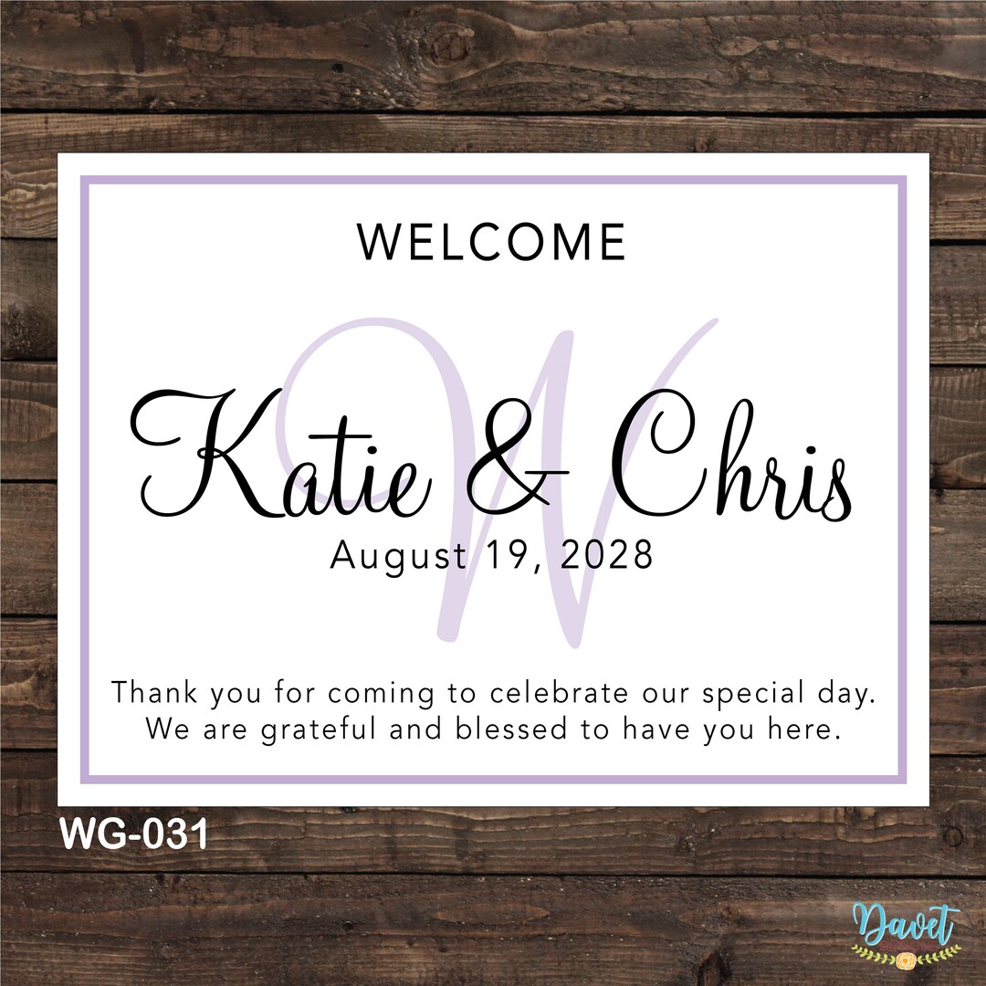 4x3 Glossy Waterproof Wedding Welcome Bag Stickers - Hundreds of ...