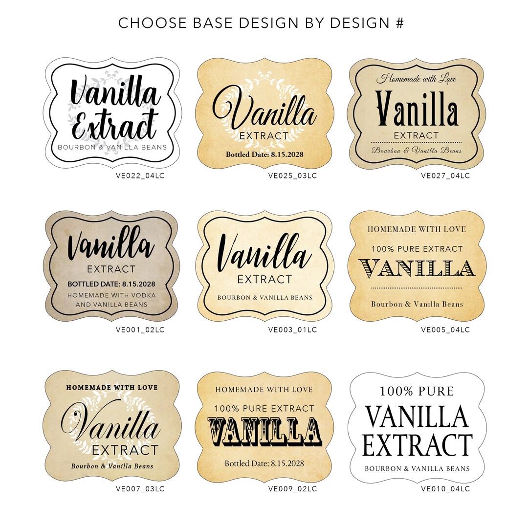 Personalized Homemade Item Labels - Change Wording, Colors, Etc. to ...