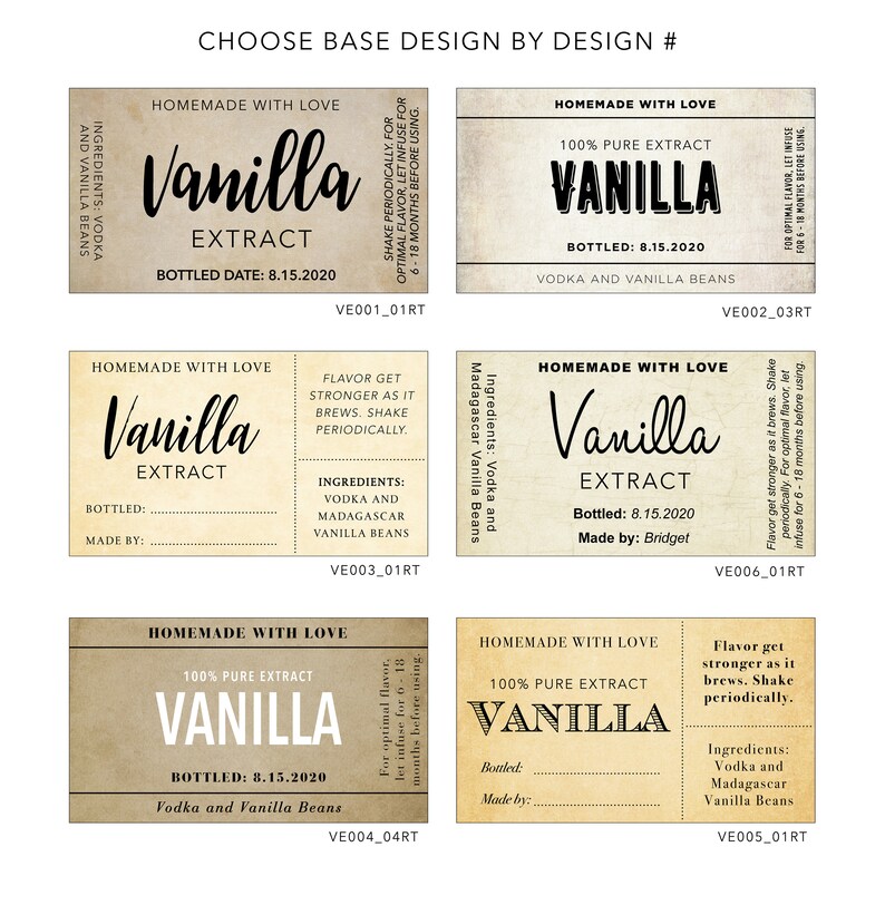 2x3.5 Inch Personalized Homemade Item Labels Change Wording - Etsy