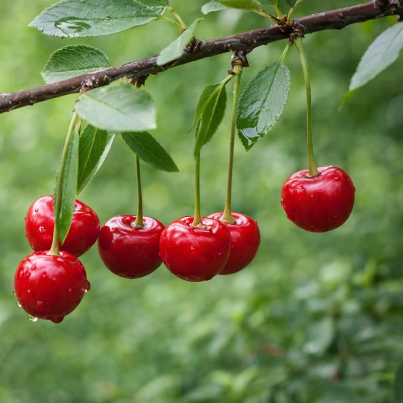 Montmorency Sour Cherry Tree – NON-GMO Tart Cherry Variety (10–50 Seeds ...