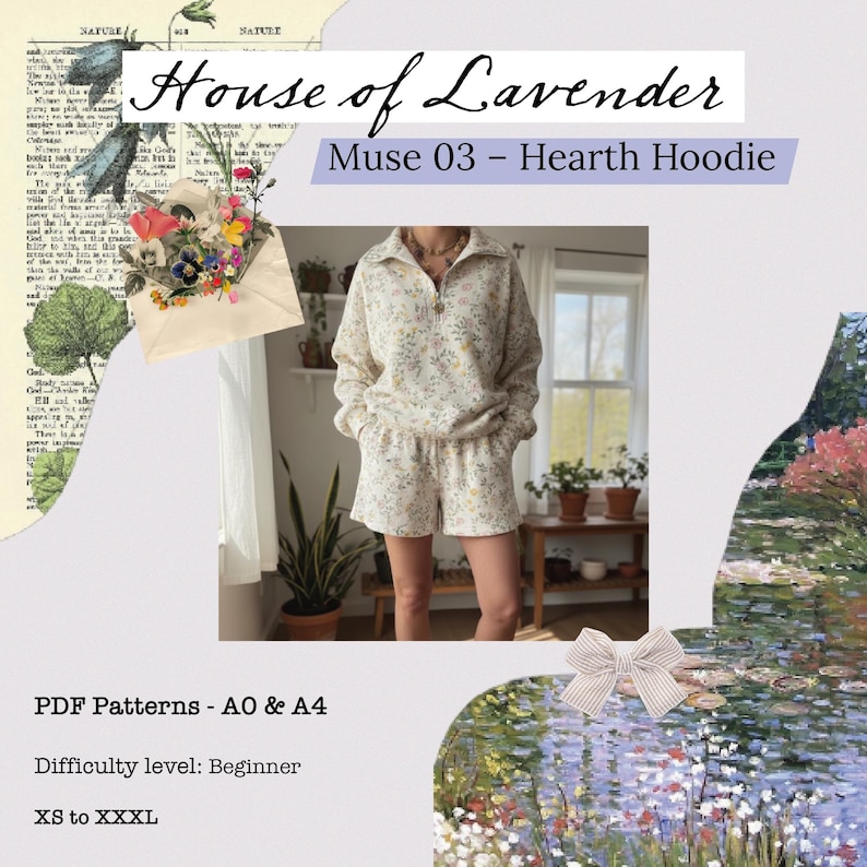 MUSE 03 - Hearth Hoodie | Women’s Cottagecore Hoodie | Cozy Romantic ...