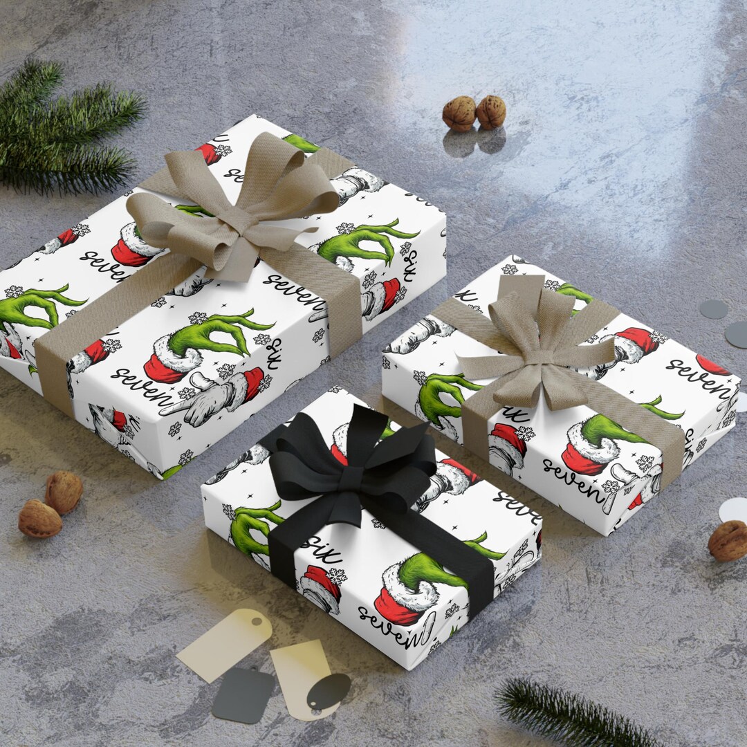 67 Funny Christmas Wrapping Paper, Gag Present Wrap, Xmas Gift Wrap ...