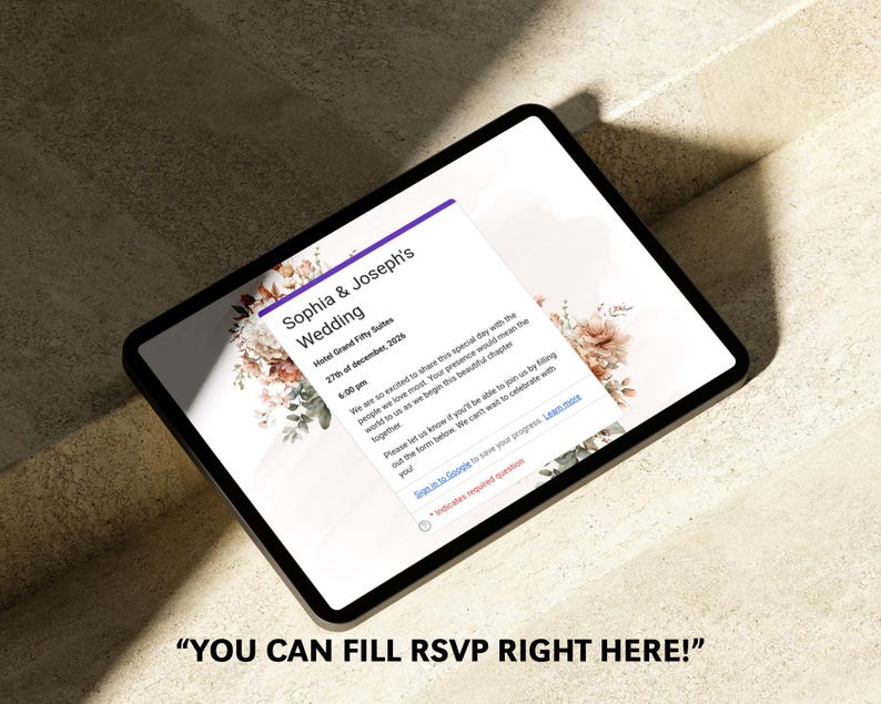 Wedding Website Template Canva | Editable Save the Date Website ...