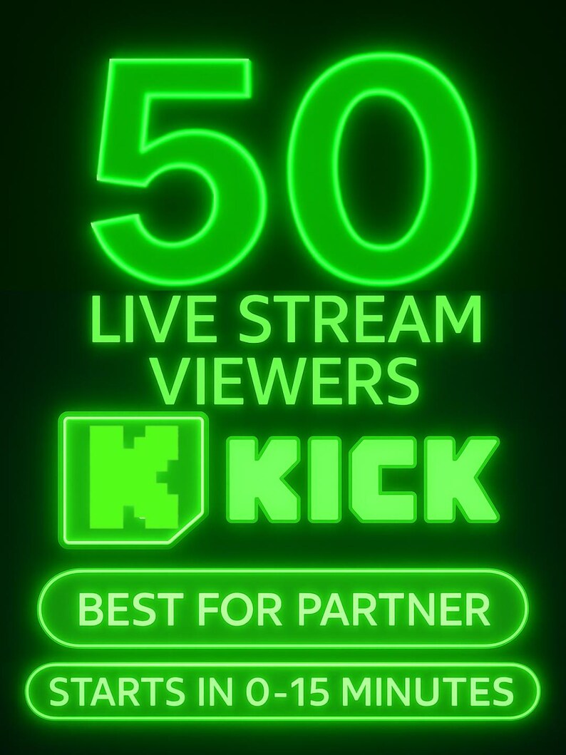 50 Kick Channel Live Stream Engagement & Growth Strategy | Improve ...