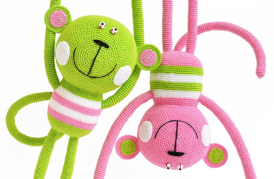 PDF PATTERN Monkey With Magnetic Hands - Etsy