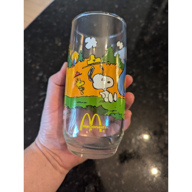 Vintage Mcdonalds Peanuts Camp Snoopy Glasses, Set of 3 - Etsy