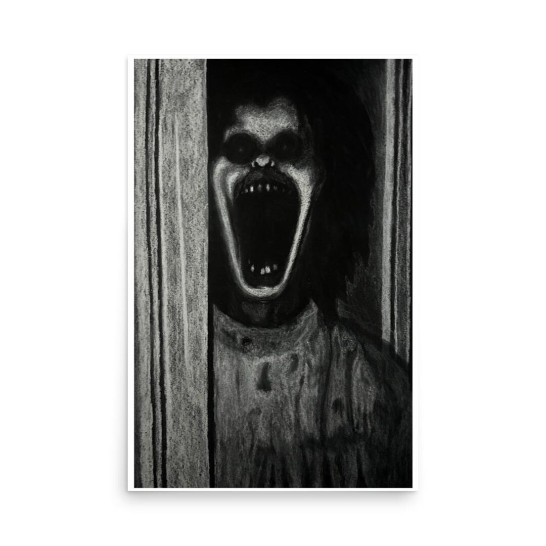 Screaming Lady Wall Art - Etsy