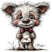 Valentine Animal Clipart Bundle, Whimsical Love Art (digital Download ...
