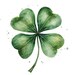 15 Shamrock Clipart Set Clover Watercolor Printable JPG High Quality ...